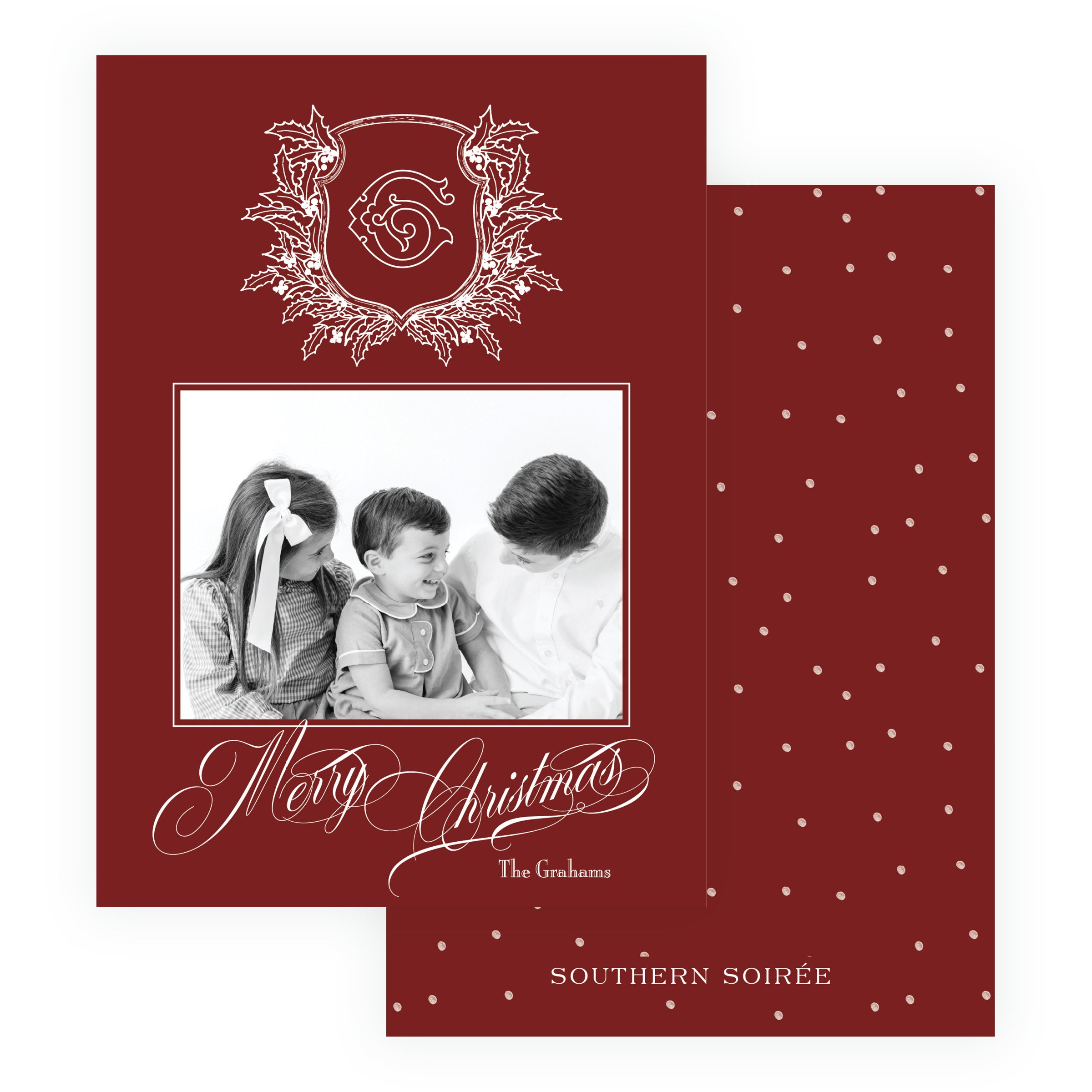 Heirloom Holly Crest (Customize Your Color) – Southern Soiree