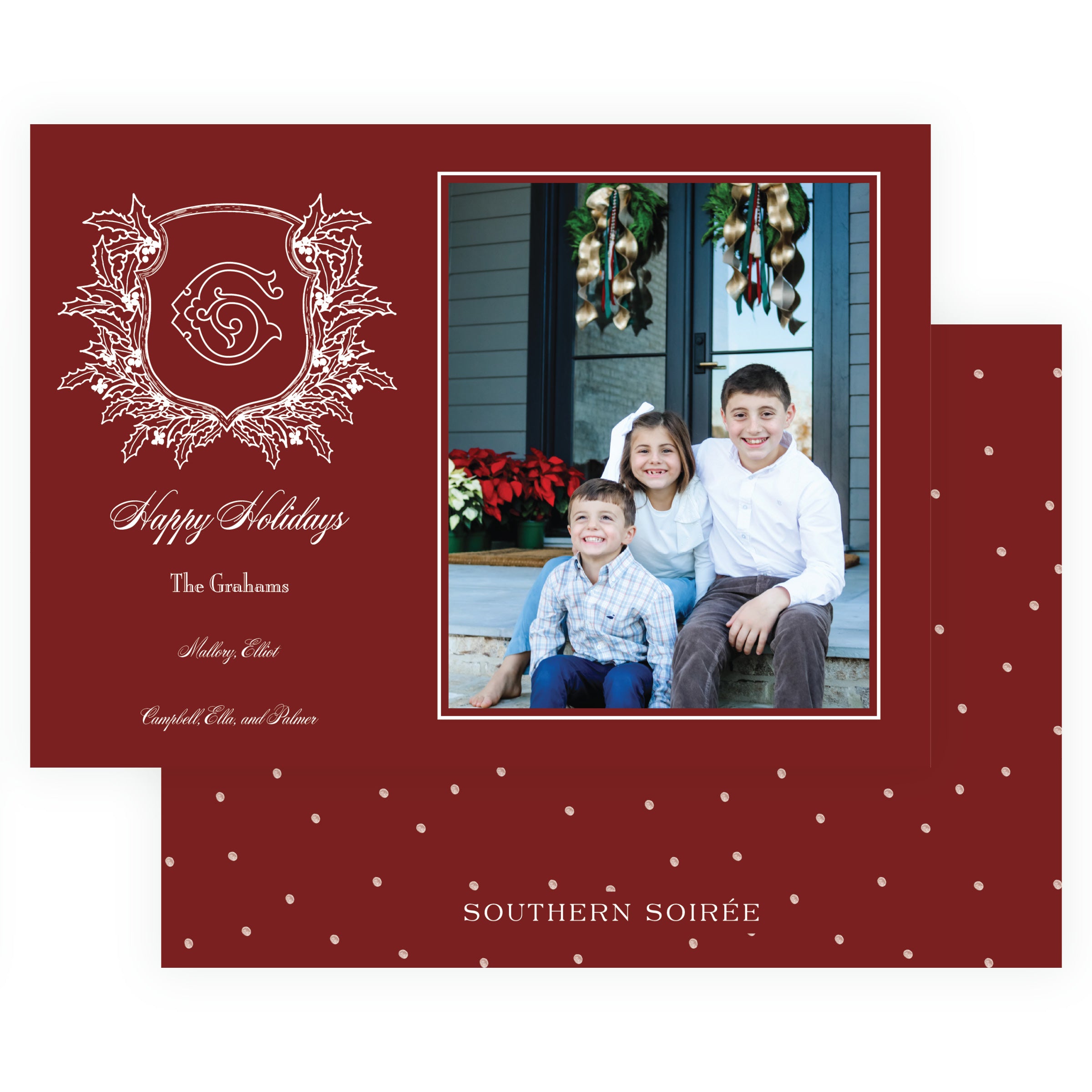 Heirloom Holly Crest Landscape (Customize Your Color) – Southern Soiree